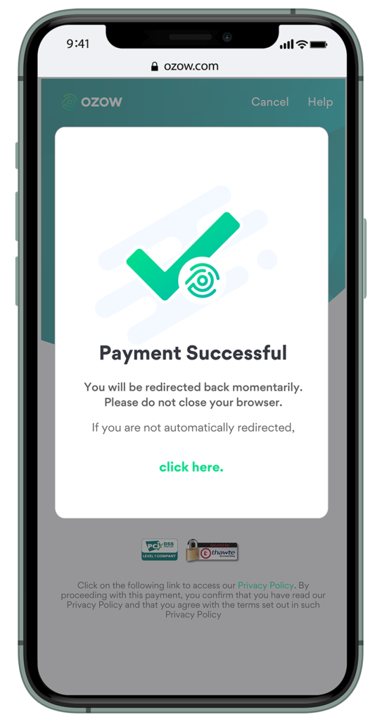 Paying using Ozow - Ozow Training Portal